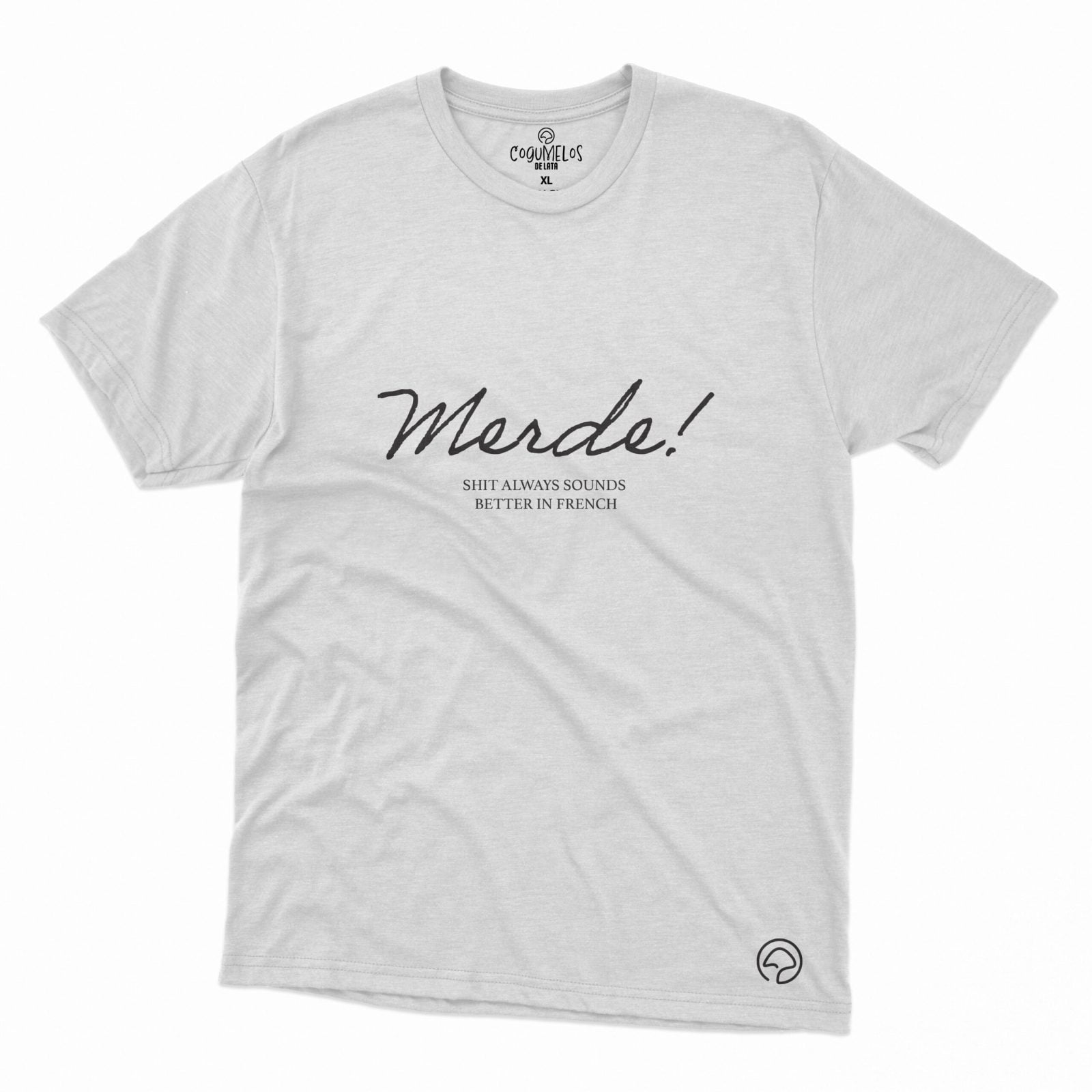 t-shirt merde - Cogumelos de Lata